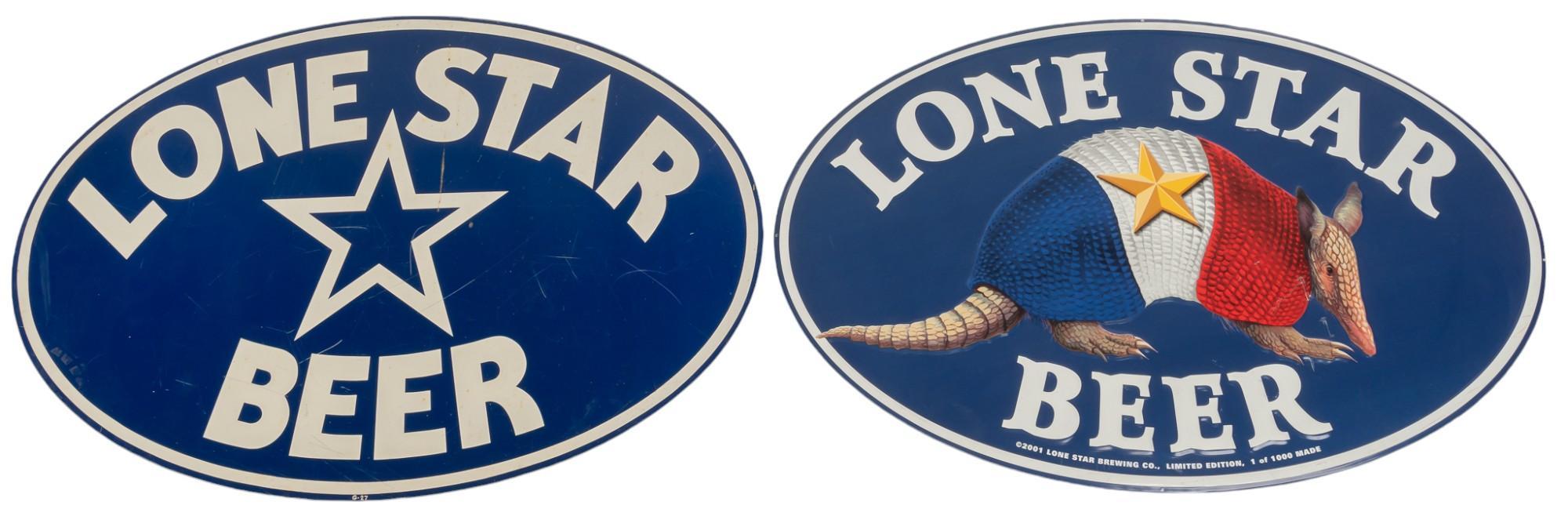 Pair of Lone Star Beer Signs | Vogt Auction