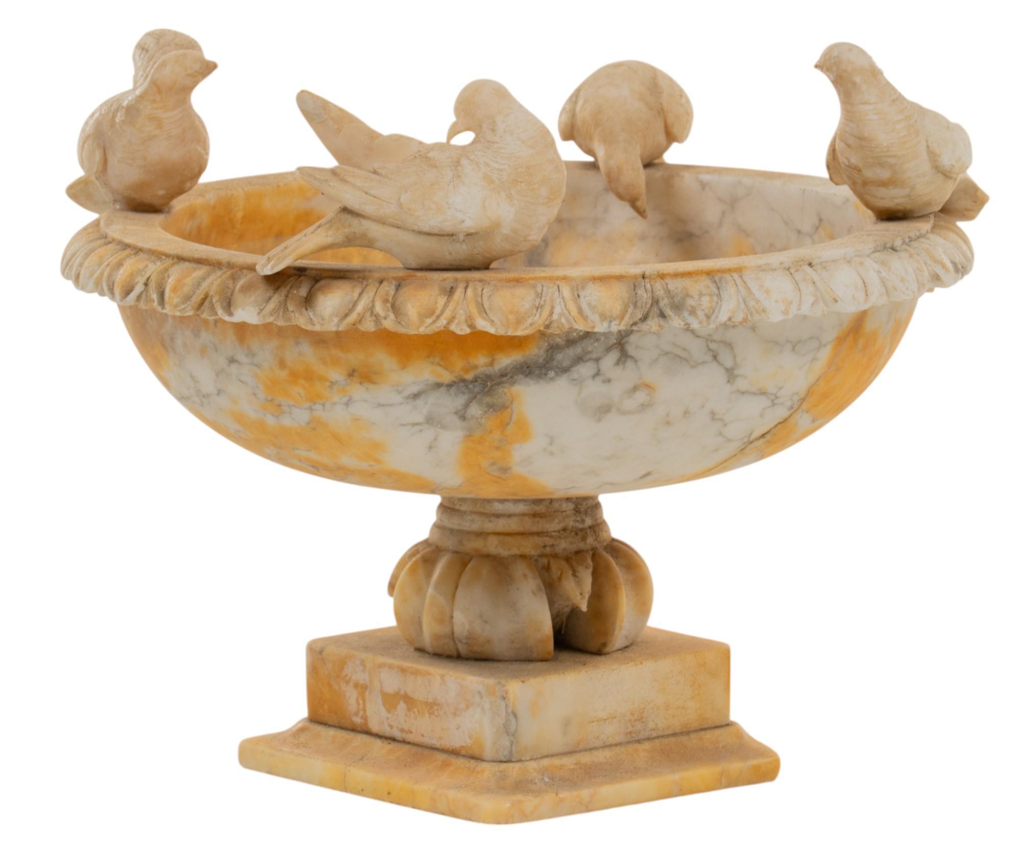 Alabaster Bird Bath | Vogt Auction