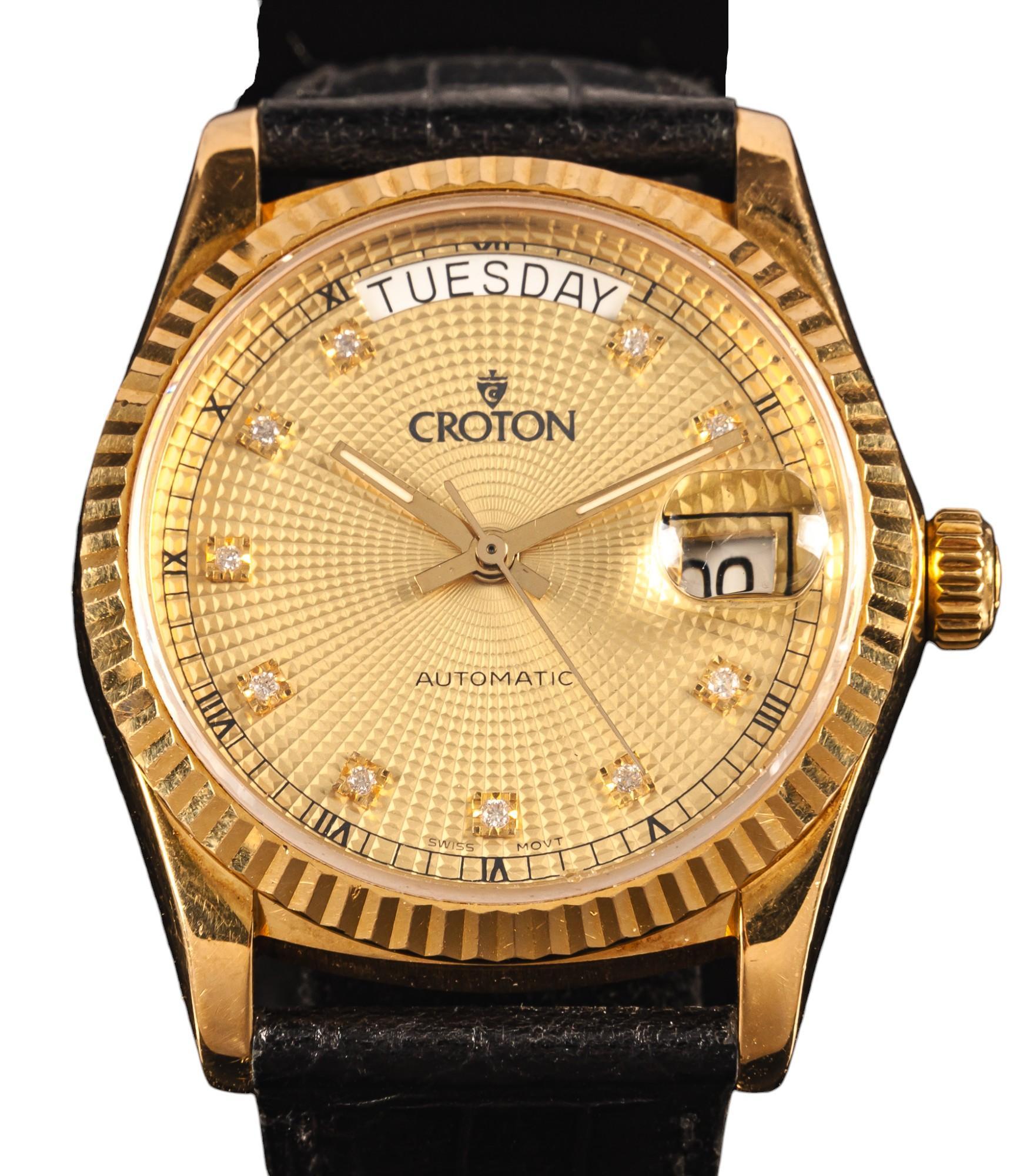 18K Croton Watch | Vogt Auction