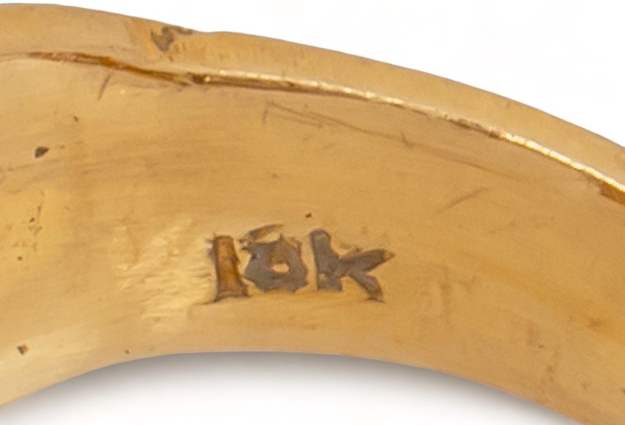 Vikki Carr | 18K Emerald and Diamond Ring | Vogt Auction