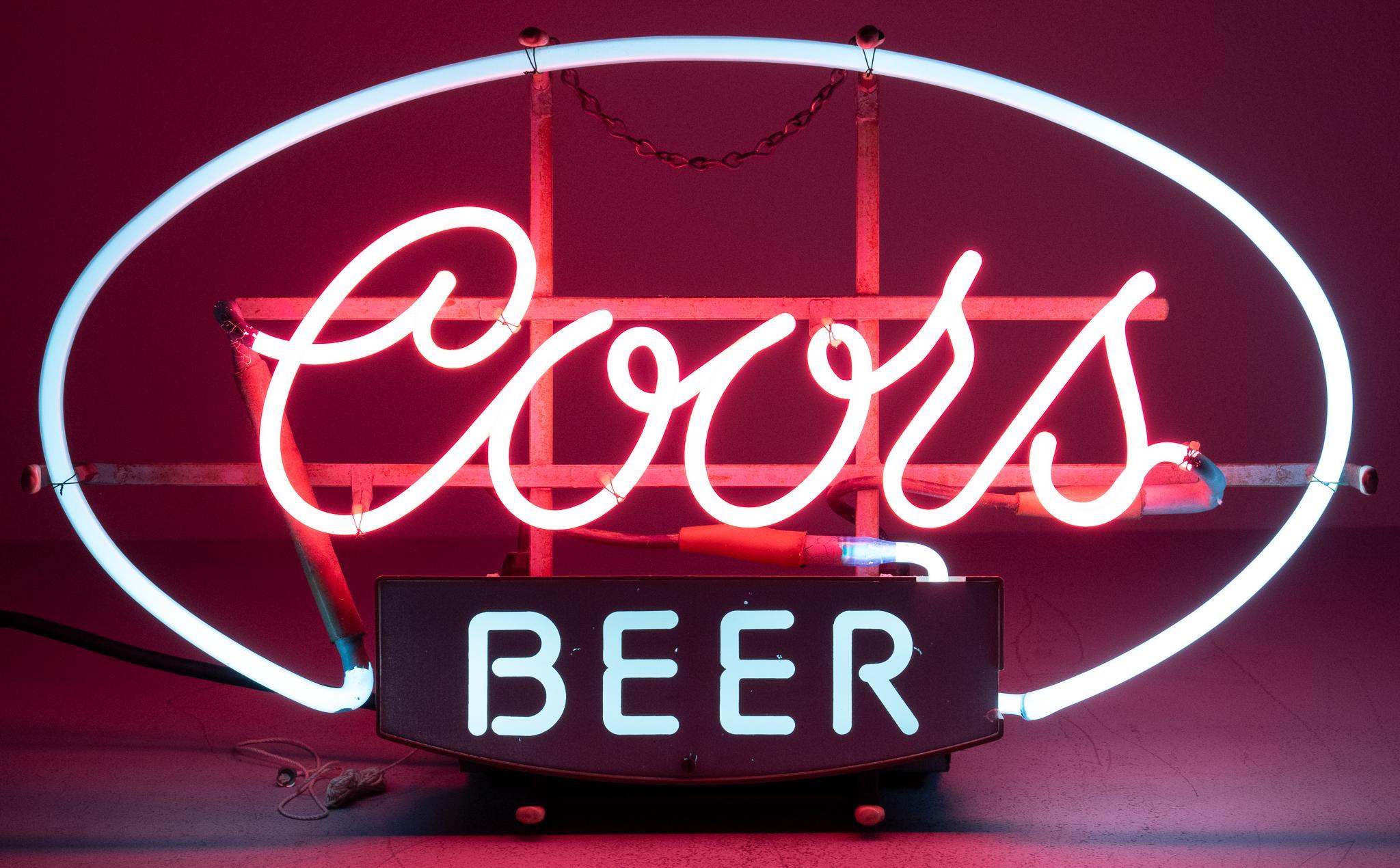 Coors Beer Neon Sign | Vogt Auction