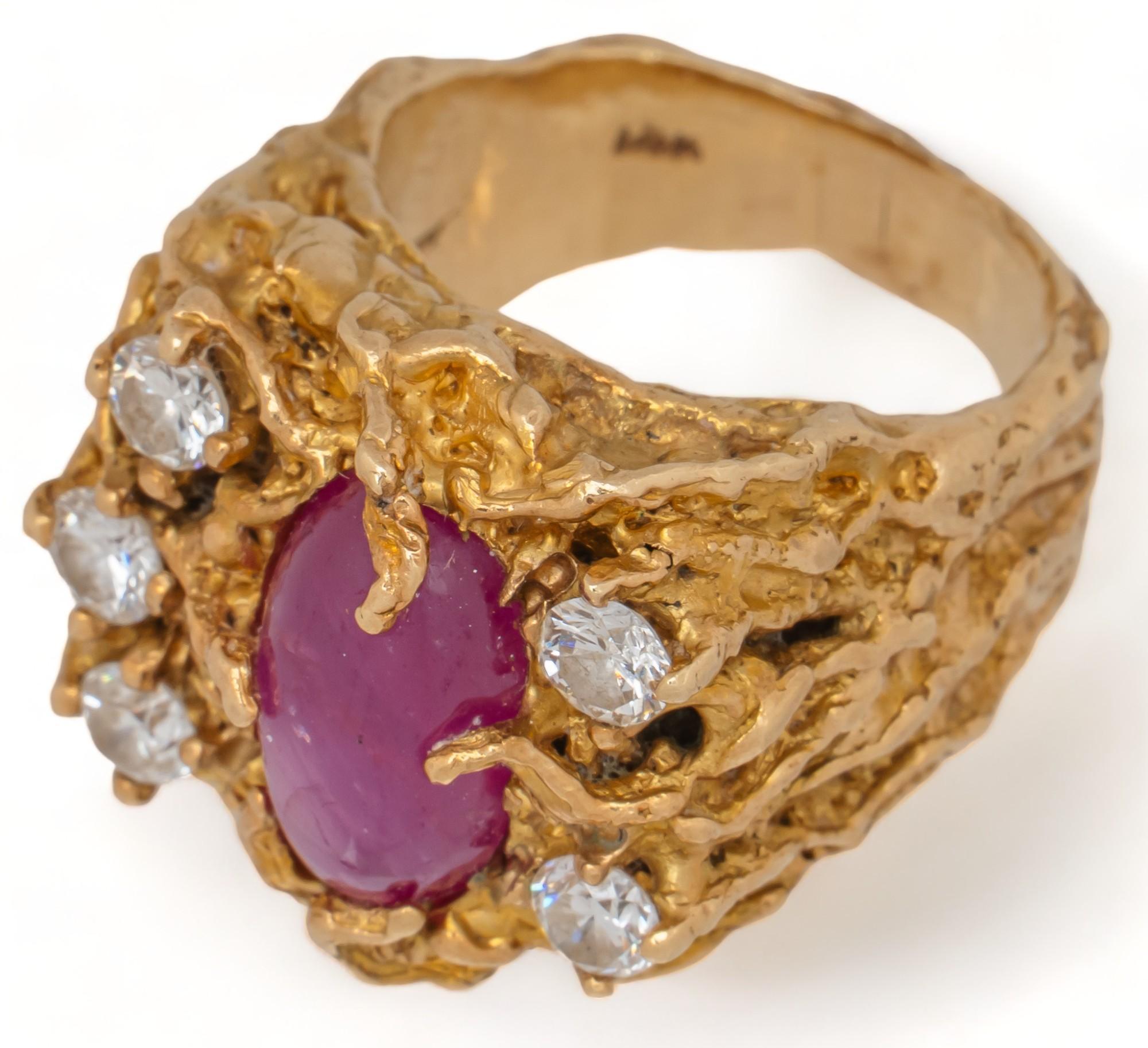 Vikki Carr | Ruby & Diamond Pinky Ring Gifted by Elvis Presley | Vogt ...