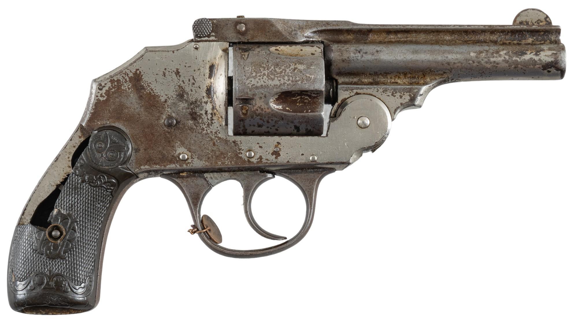 YO Ranch Tagged Iver Johnson Adams Express Co. Marked Revolver | Vogt ...