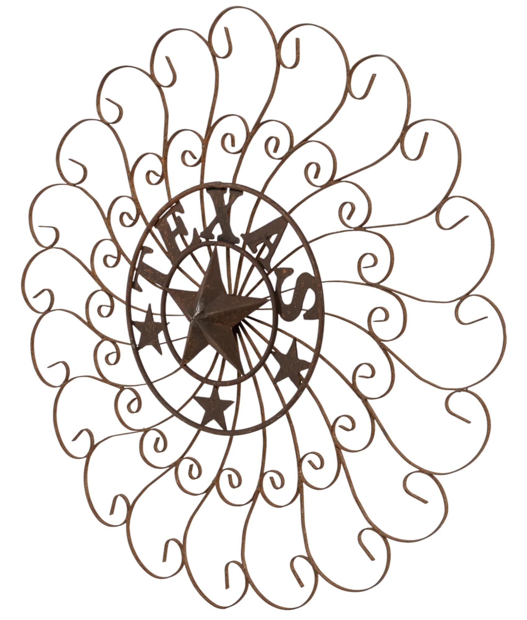 TEXAS Iron Wall Hanging | Vogt Auction