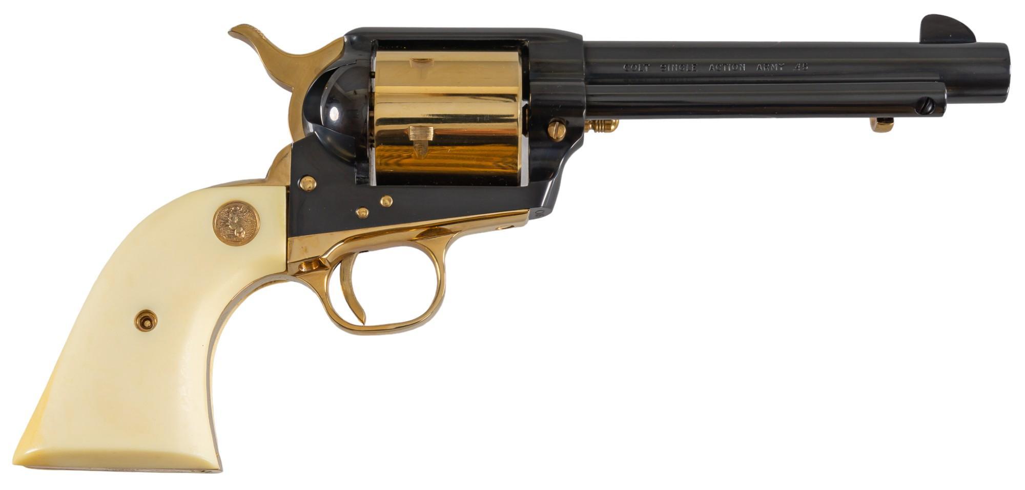 Cased Colt Alamo Model Single Action Army 45 Colt Revolver | Vogt Auction