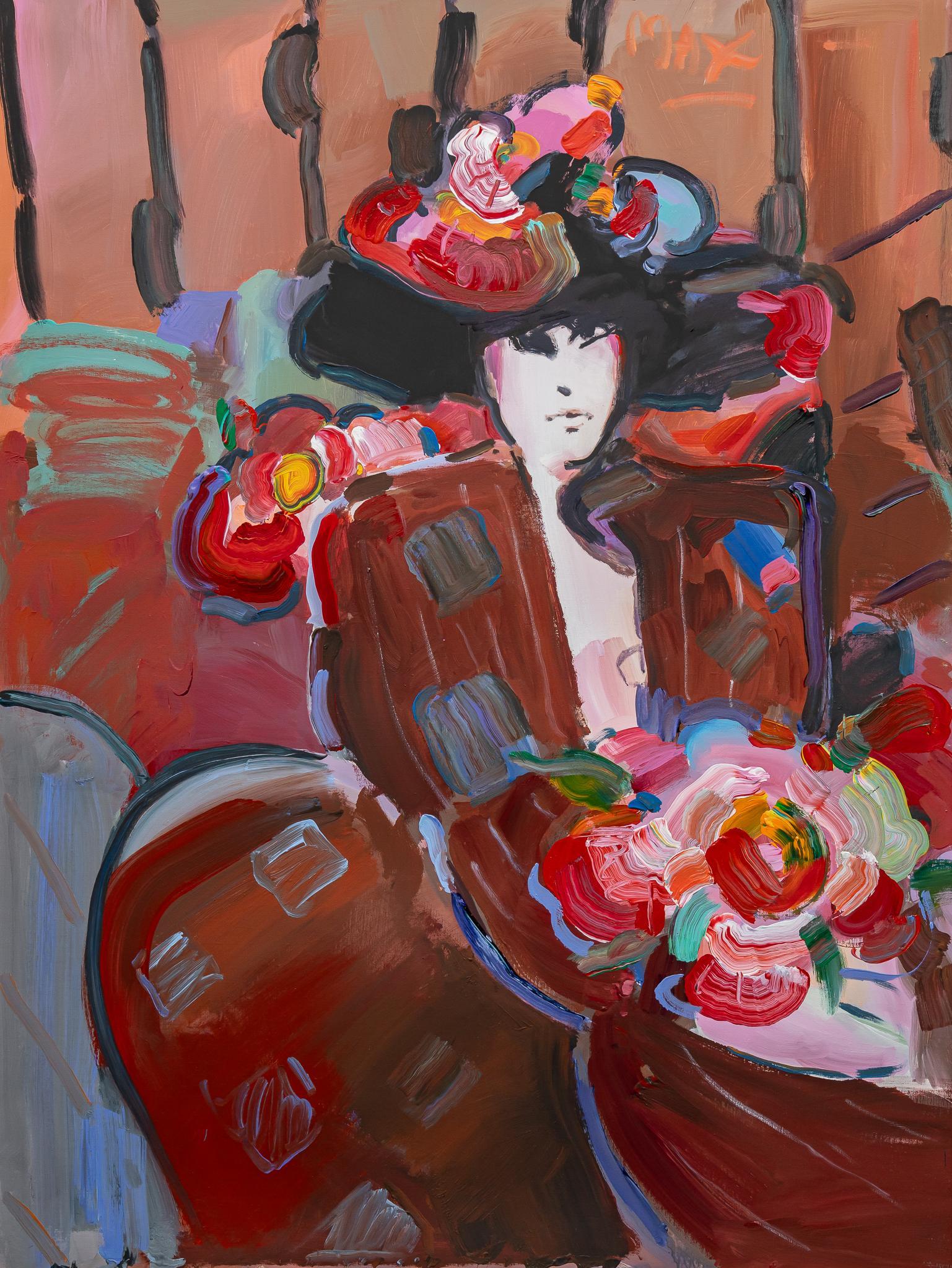 Peter Max, Lady in Red | Vogt Auction