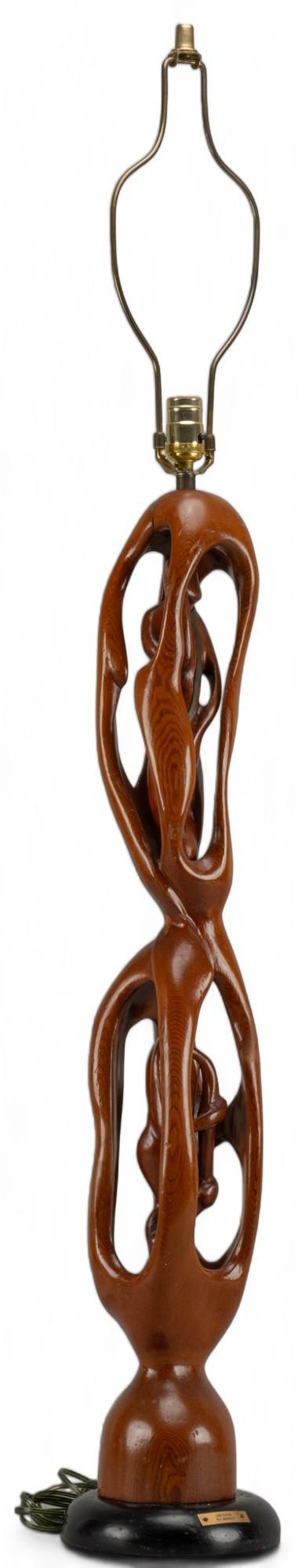 W.R. Brodwick, Mid-Centiry Lyre Lamp | Vogt Auction