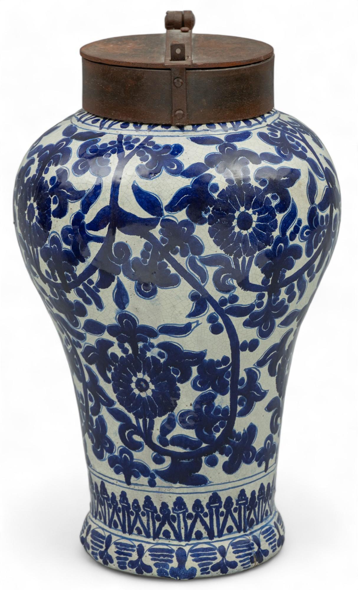 Talavera Chocolate Jar | Vogt Auction
