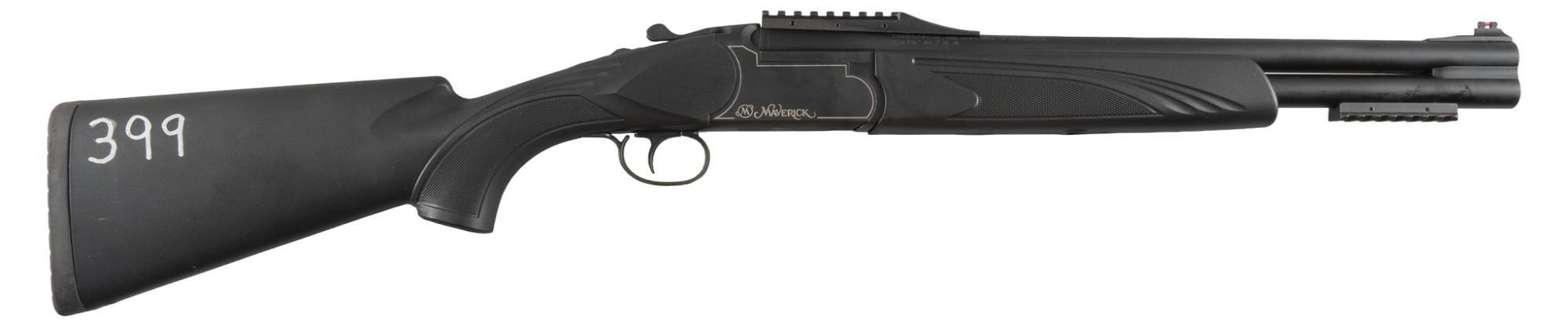 Maverick HS-12 O/U Shotgun w/ Chiappa X-Caliber 12 Gauge Adapters ...