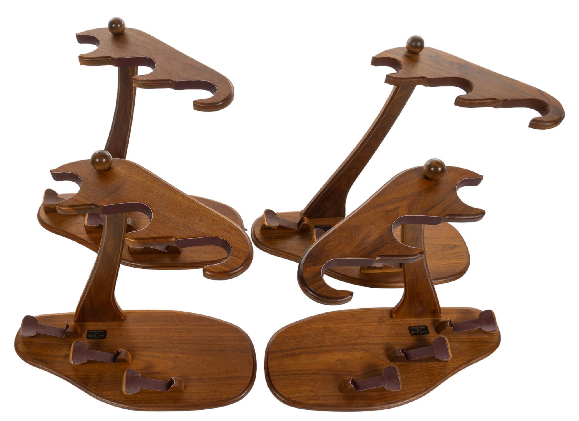 4 Karl H. Dede Gun Display Racks | Vogt Auction