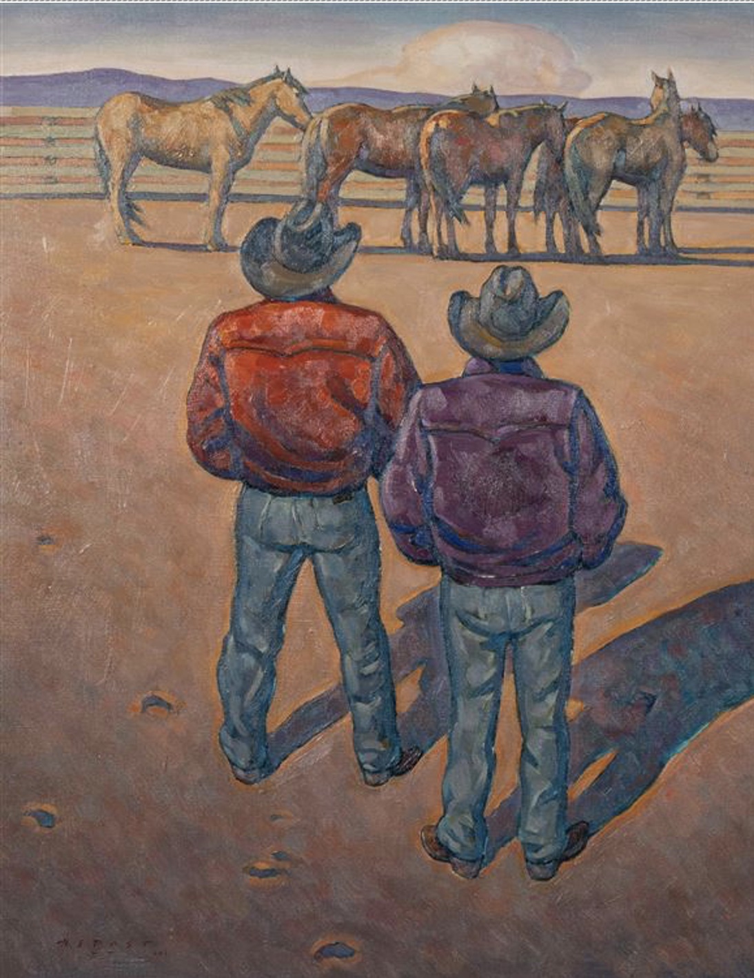 Western Artist: Howard Post | Vogt Auction