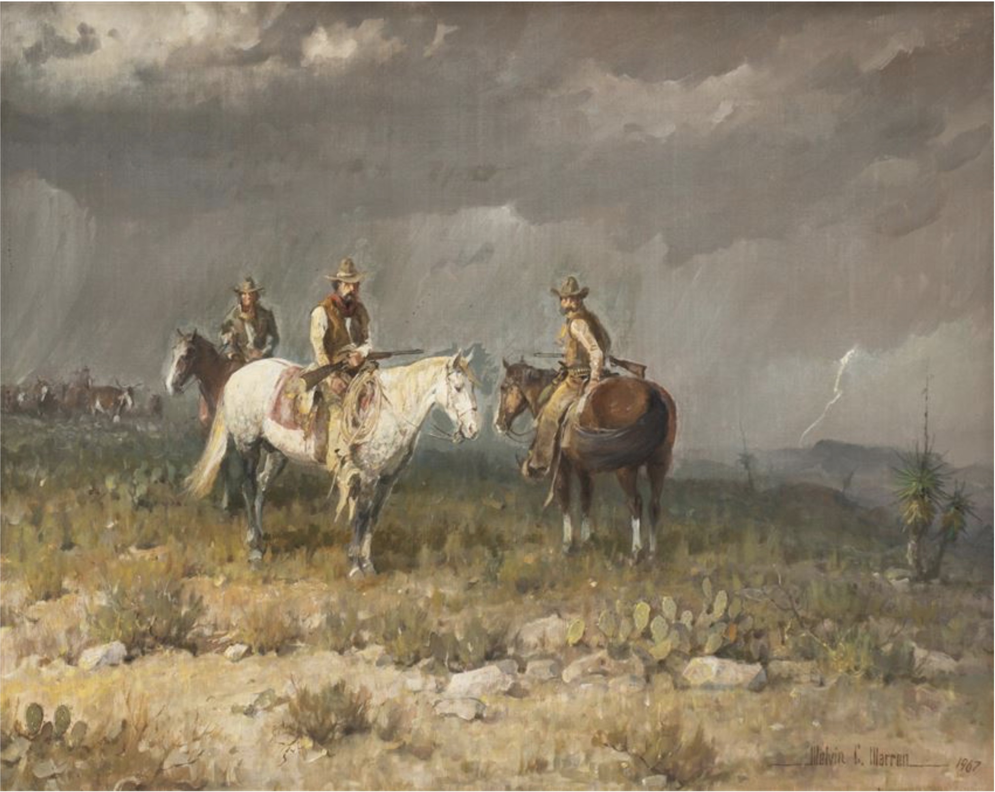 Texas Artist: Mel C. Warren | Vogt Auction