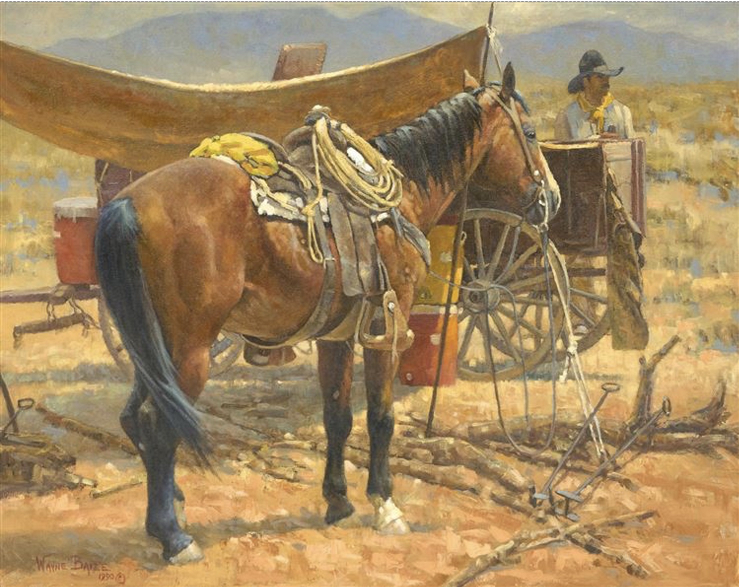 Texas Artist: Wayne Baize | Vogt Auction