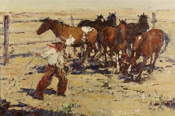 Western Artist: Burt Procter | Vogt Auction